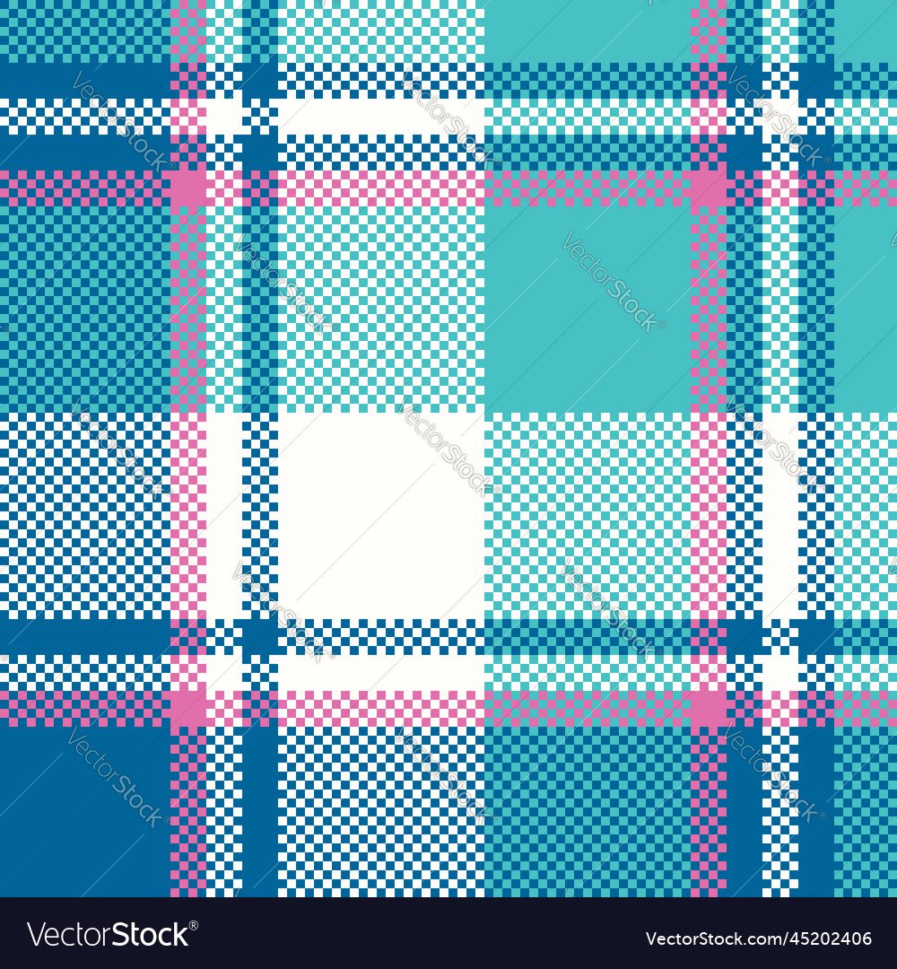 Pattern fabric textile check background texture Vector Image