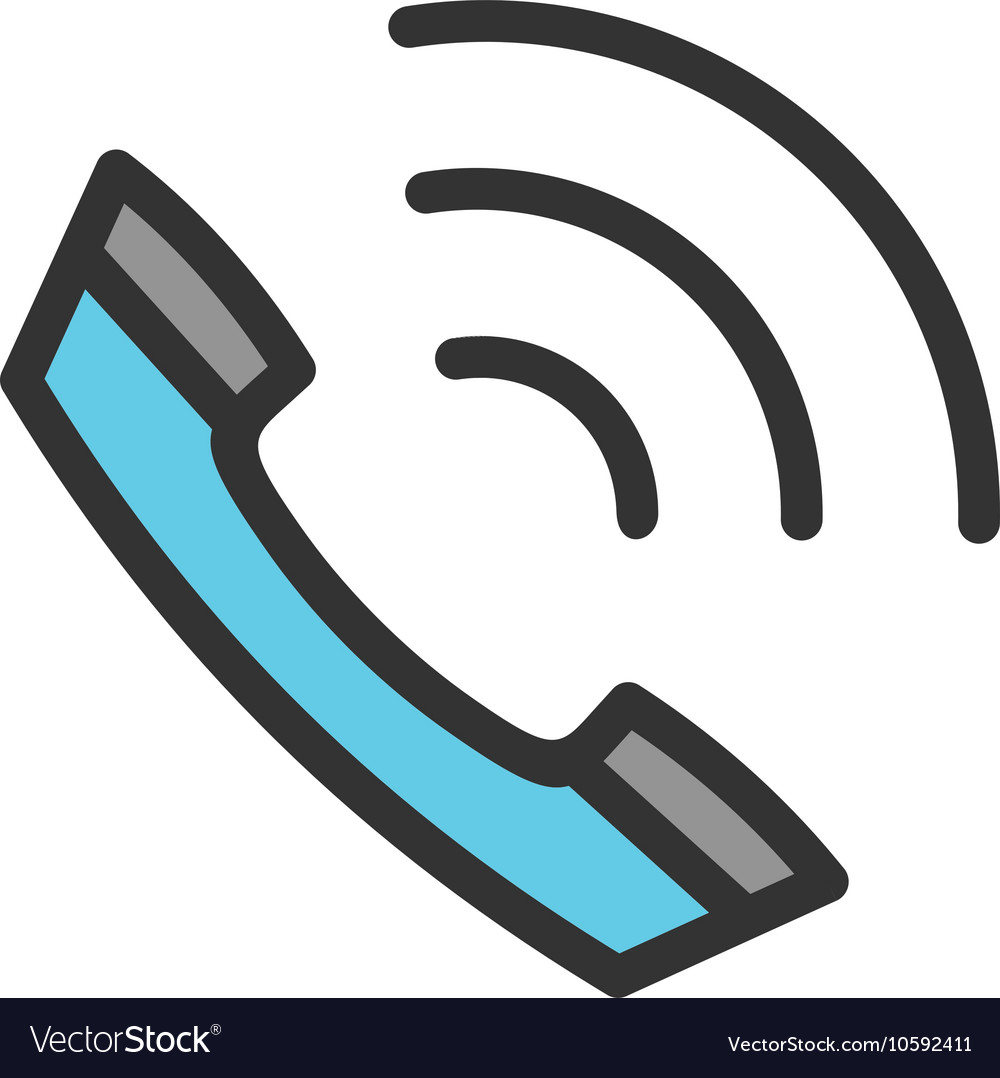 Active call Royalty Free Vector Image - VectorStock