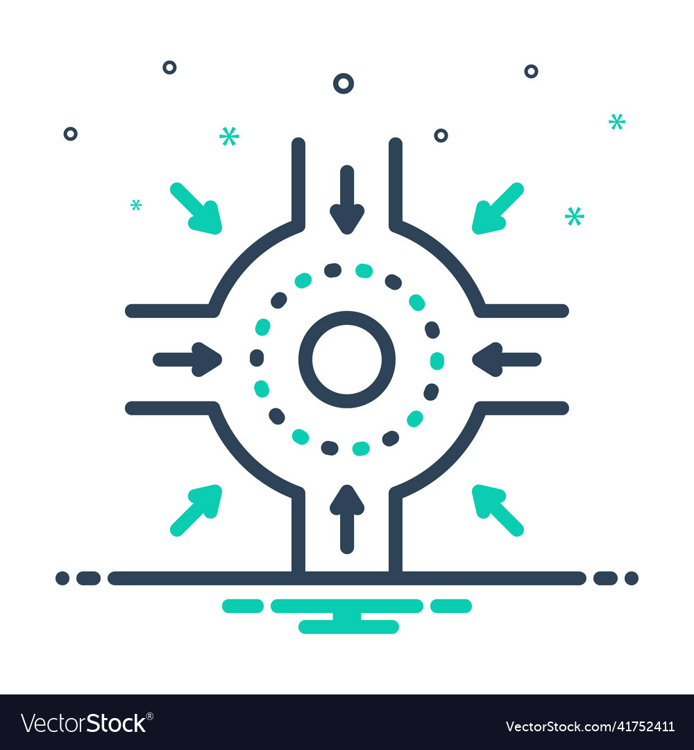 Intersection Royalty Free Vector Image - VectorStock