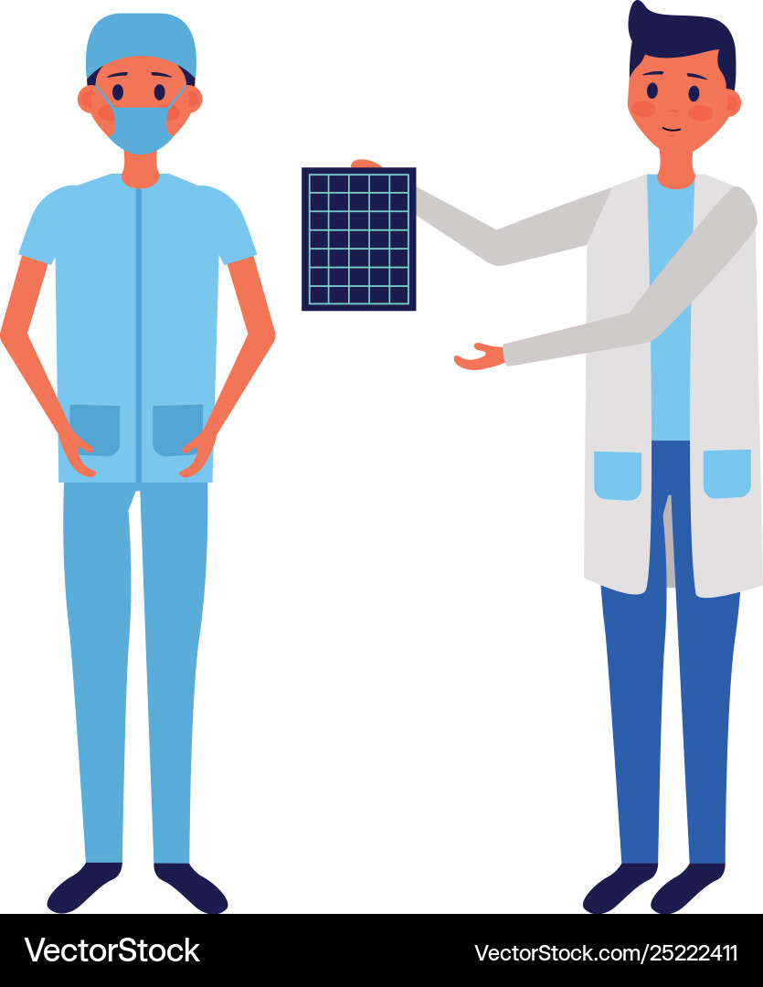 Medical people characters Royalty Free Vector Image