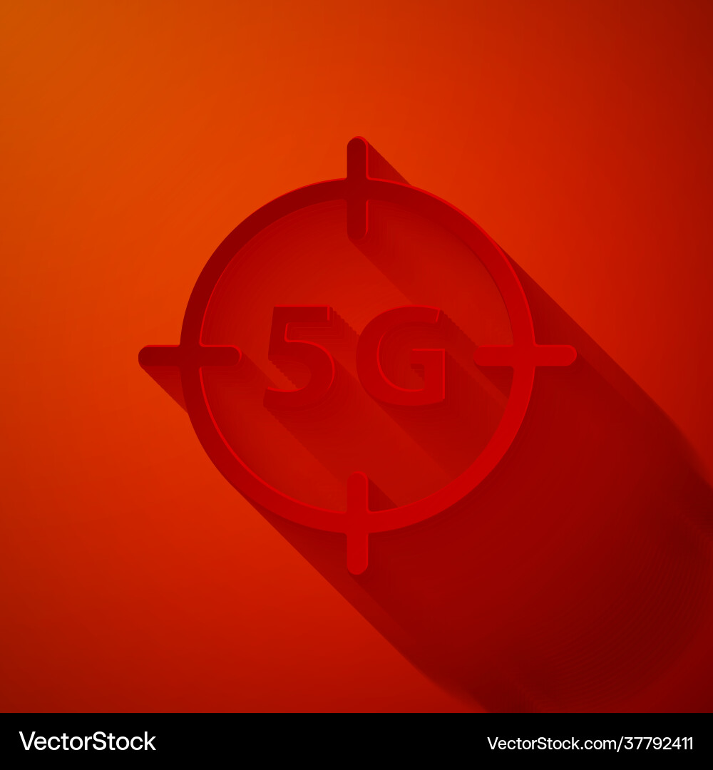 Paper cut 5g new wireless internet wifi connection