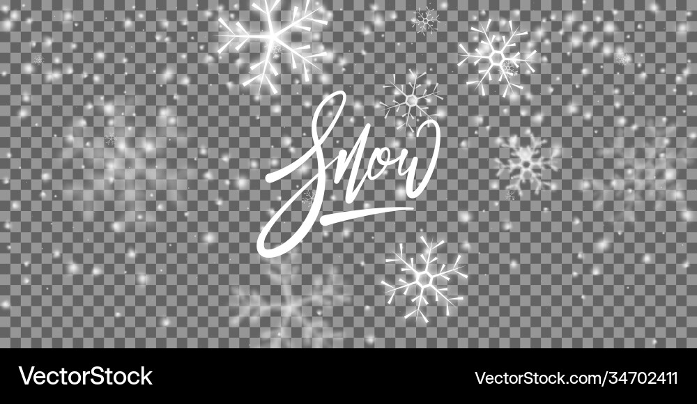 Snow background winter christmas snowy Royalty Free Vector
