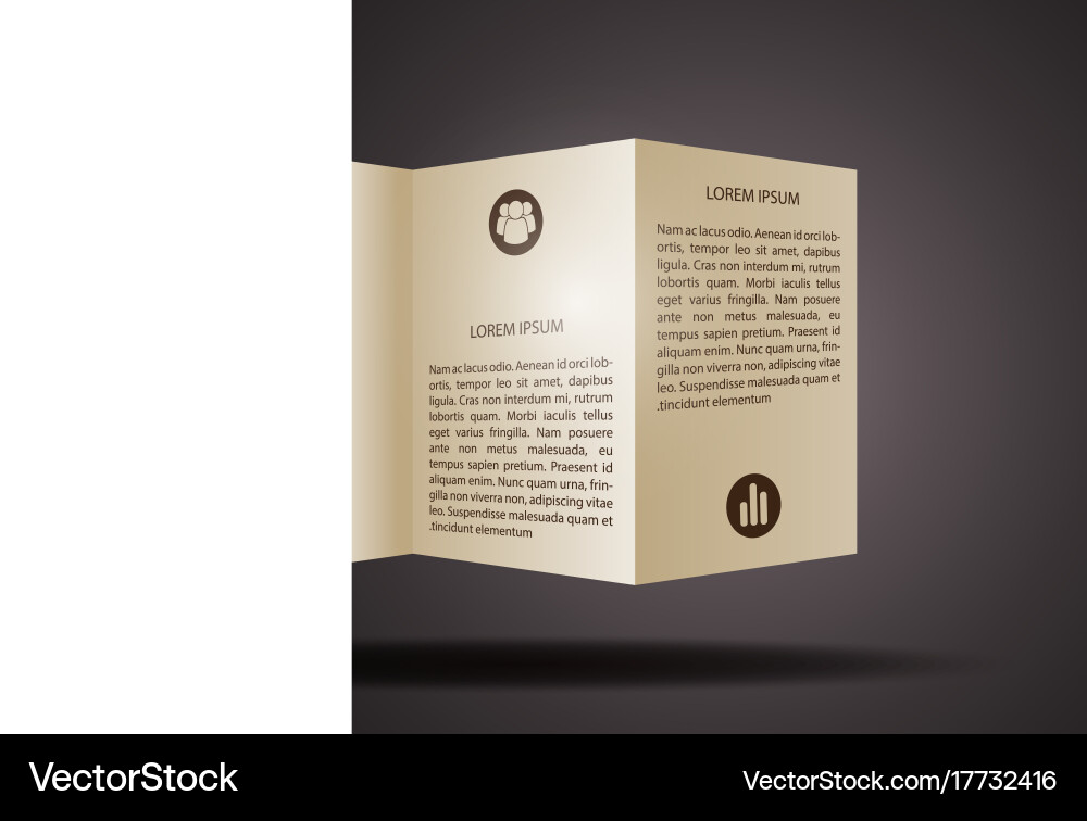 Business paper infographics Royalty Free Vector Image