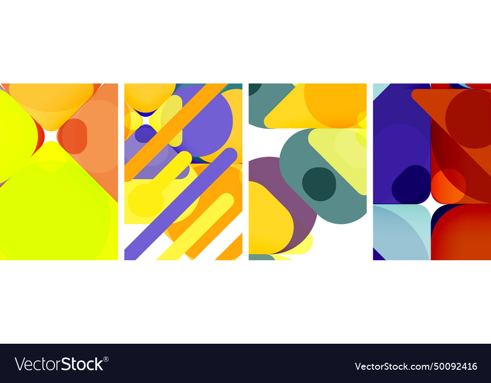 Geometric elements abstract backgrounds for Vector Image