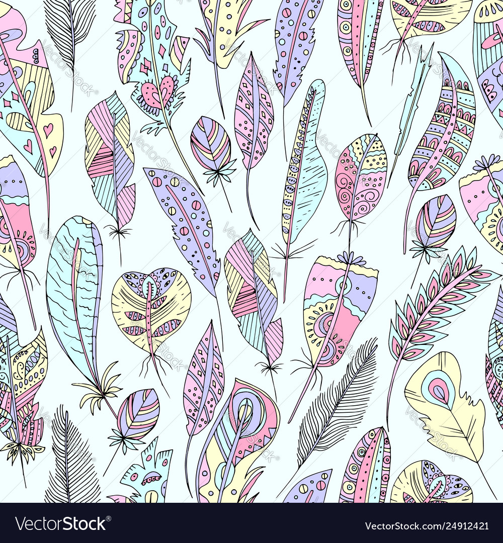 A seamless colored pattern Royalty Free Vector Image