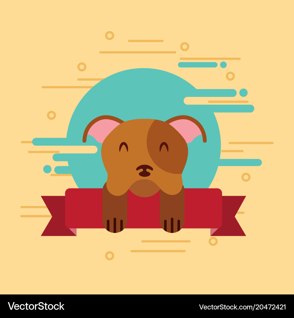 Love dog pet Royalty Free Vector Image - VectorStock