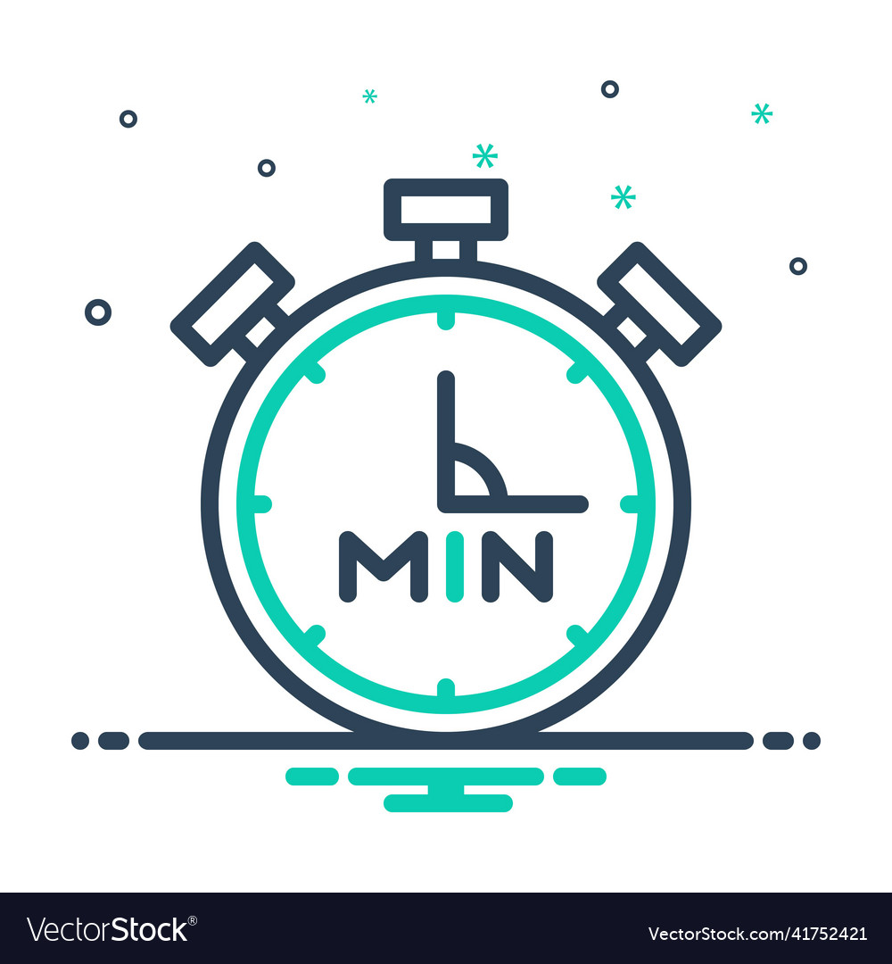Min Royalty Free Vector Image - VectorStock