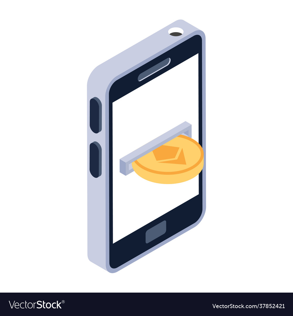 Mobile payment Royalty Free Vector Image - VectorStock