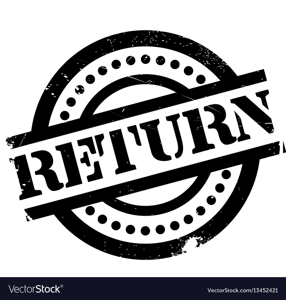 Return rubber stamp Royalty Free Vector Image - VectorStock