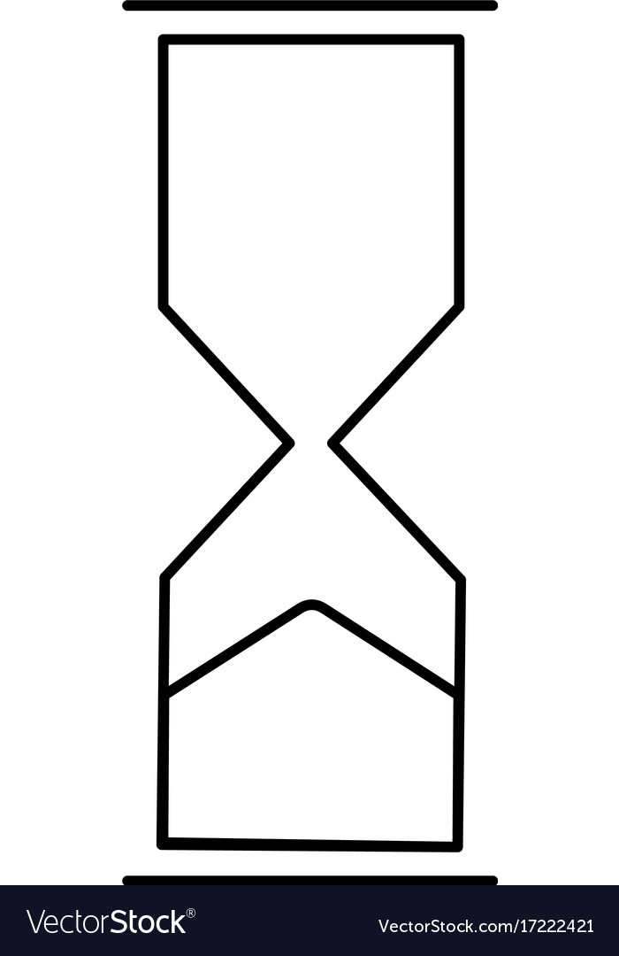 Sand clock icon Royalty Free Vector Image - VectorStock