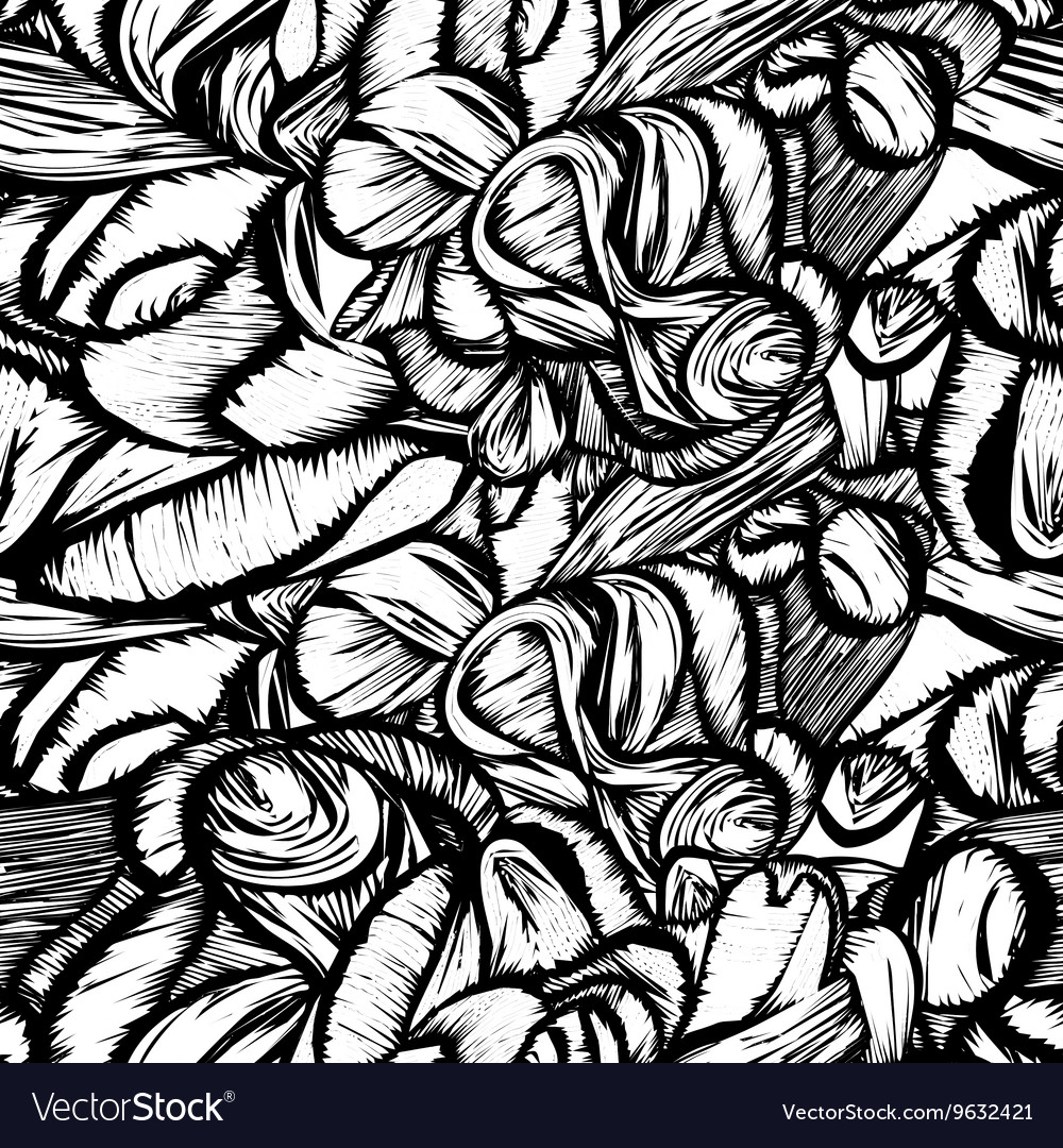 Seamless shapes hand-drawn pattern spots Vector Image