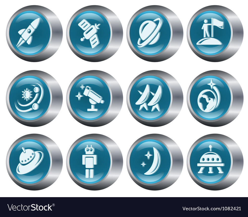 Space buttons Royalty Free Vector Image - VectorStock