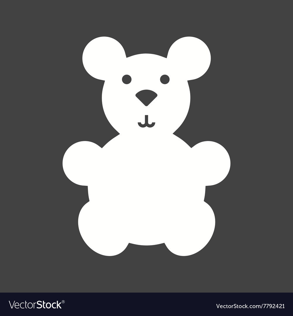 Stuffed bear Royalty Free Vector Image - VectorStock
