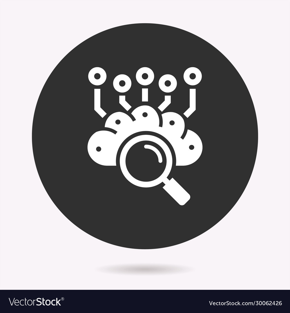 Cloud technology - icon Royalty Free Vector Image