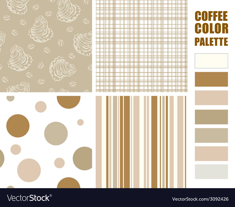 Fabric pattern set Royalty Free Vector Image - VectorStock