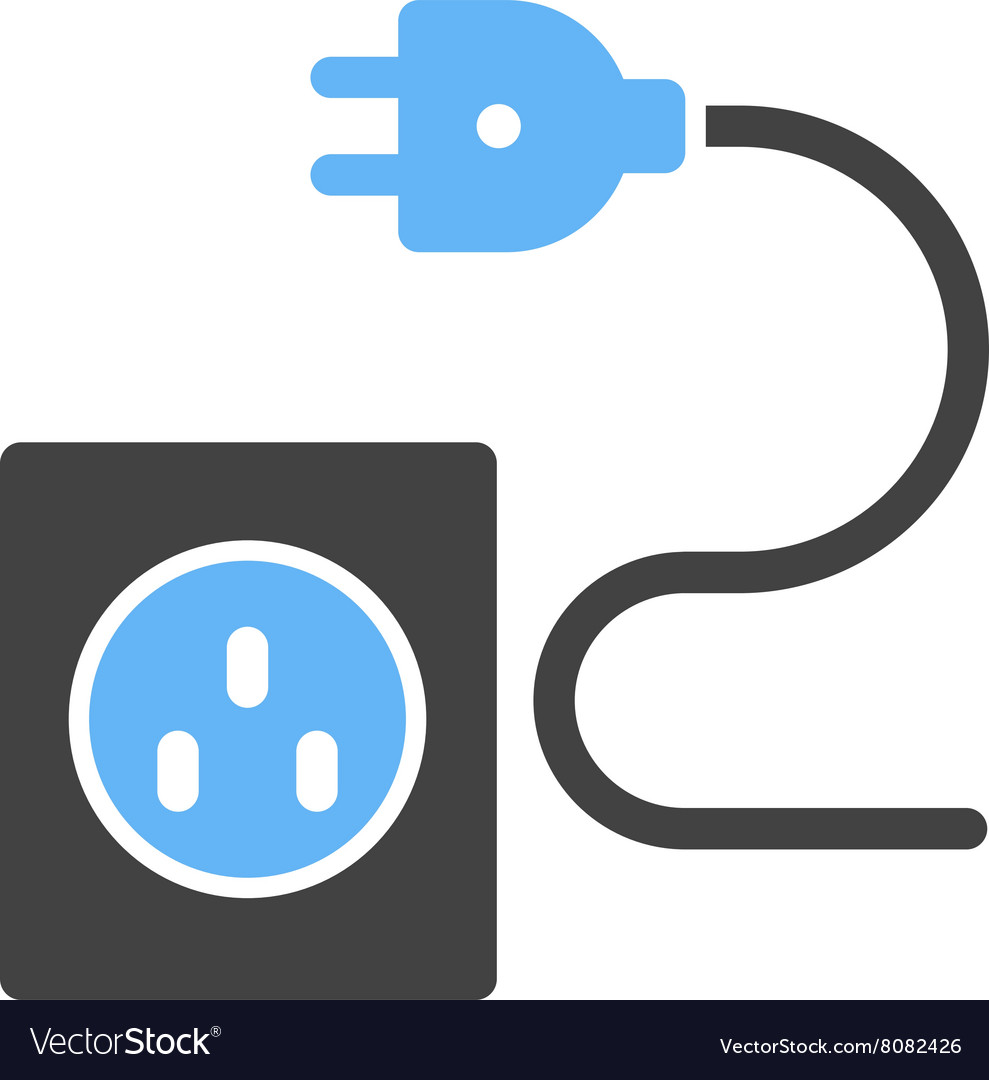 Wire and Plug Royalty Free Vector Image - VectorStock