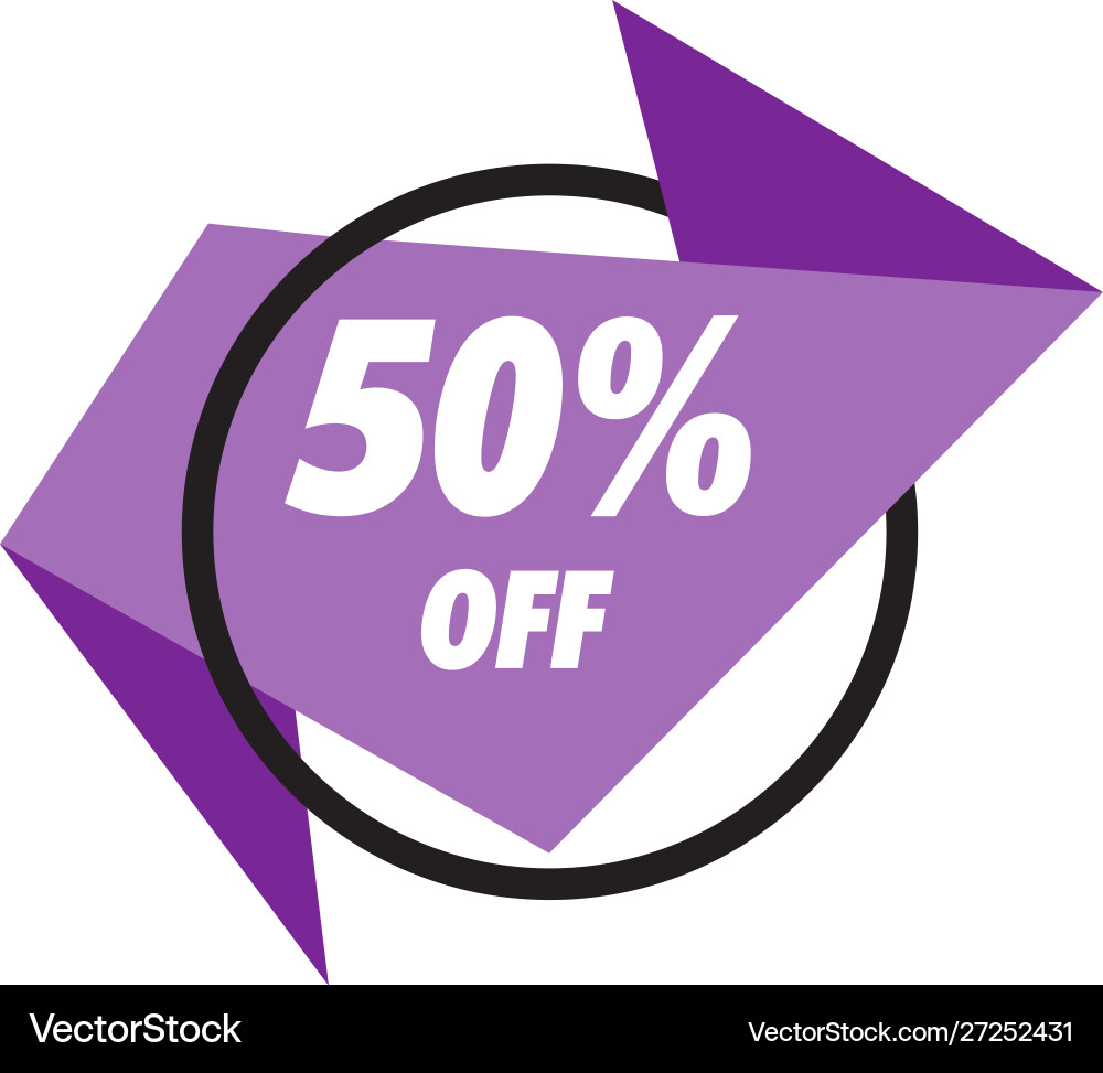 Banner sale graphic design template Royalty Free Vector