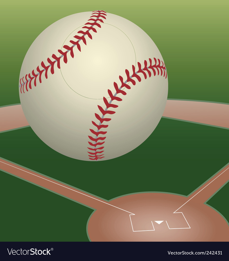 Baseball Royalty Free Vector Image - VectorStock