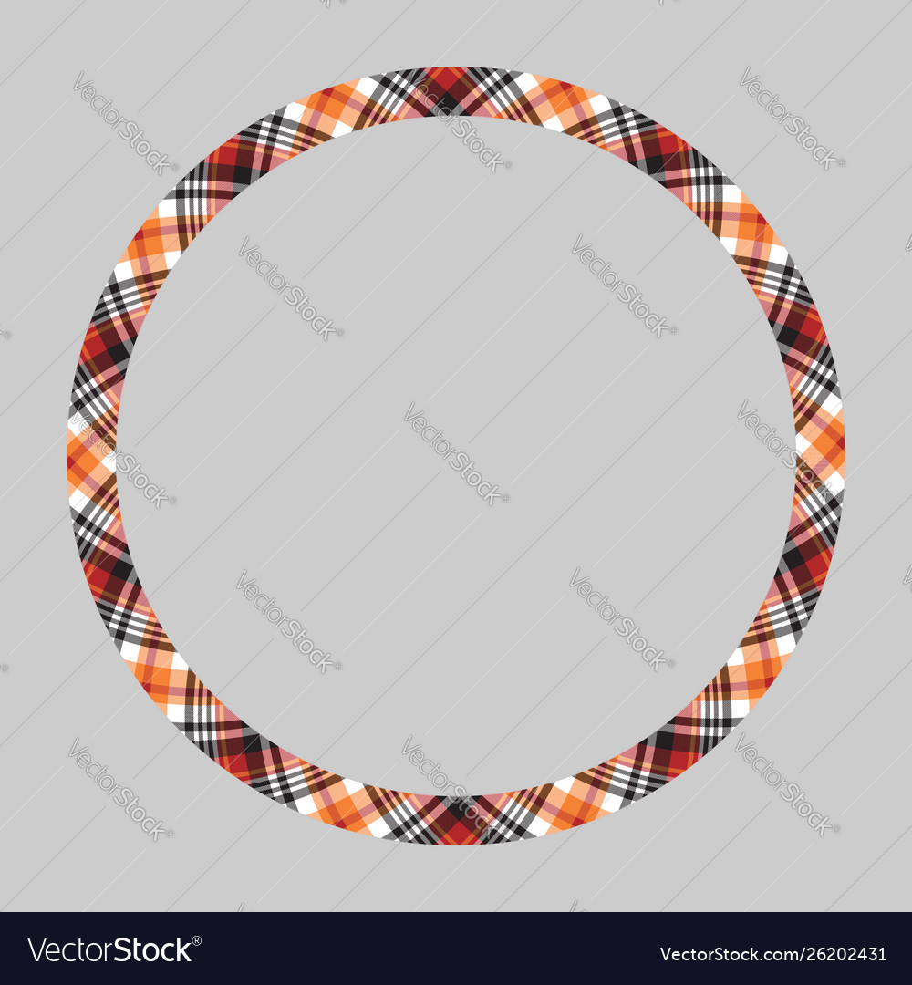 Circle borders and frames round border pattern Vector Image