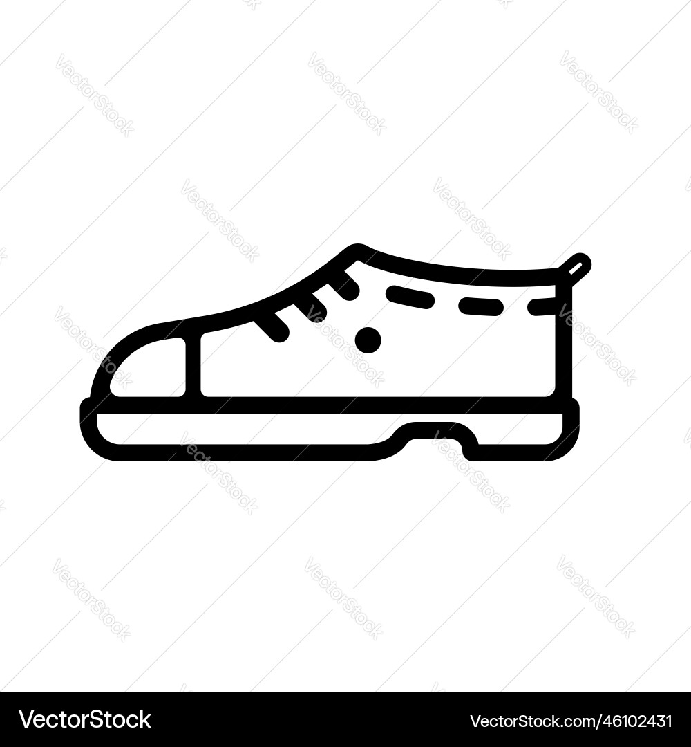 Shoe footwear icon Royalty Free Vector Image - VectorStock
