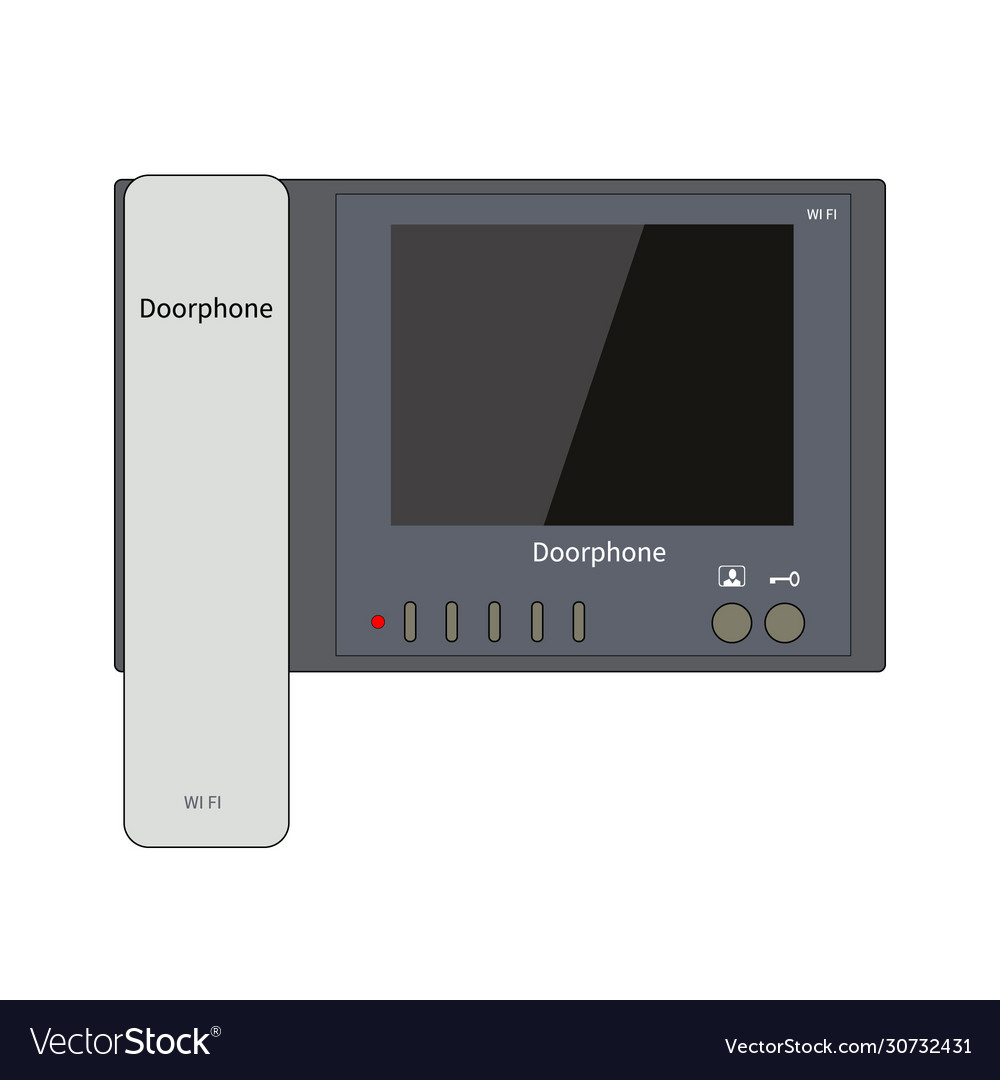 Wi-fi intercom Royalty Free Vector Image - VectorStock