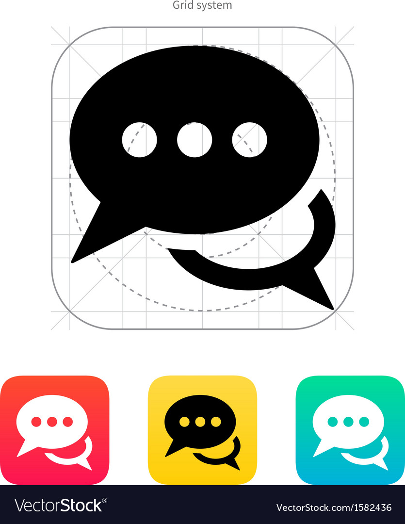 Messages icon Royalty Free Vector Image - VectorStock