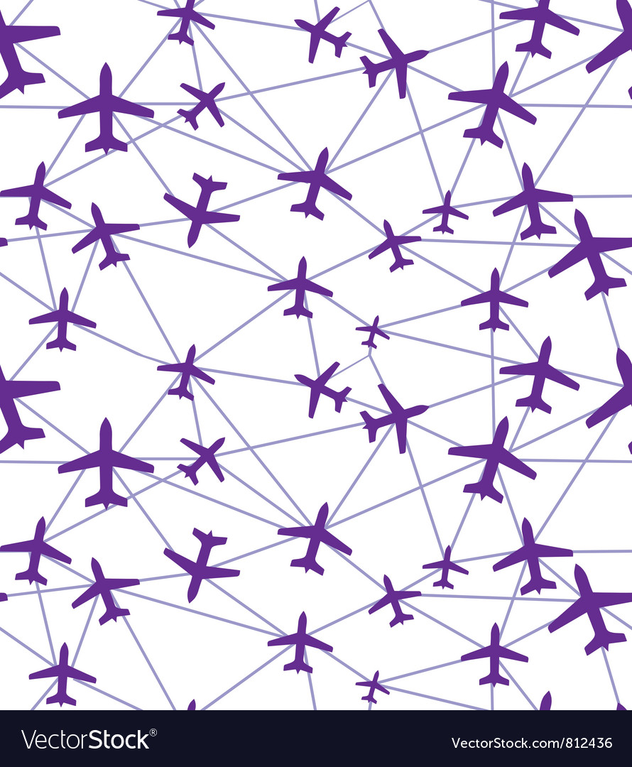 Plane net Royalty Free Vector Image - VectorStock