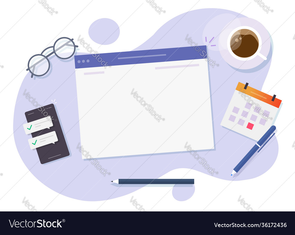 Web site creating technology concept flat Vector Image