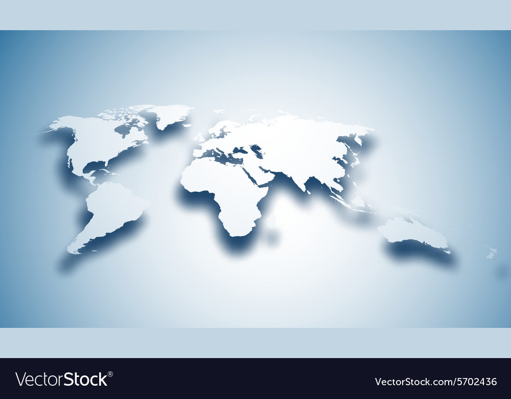 World map Royalty Free Vector Image - VectorStock