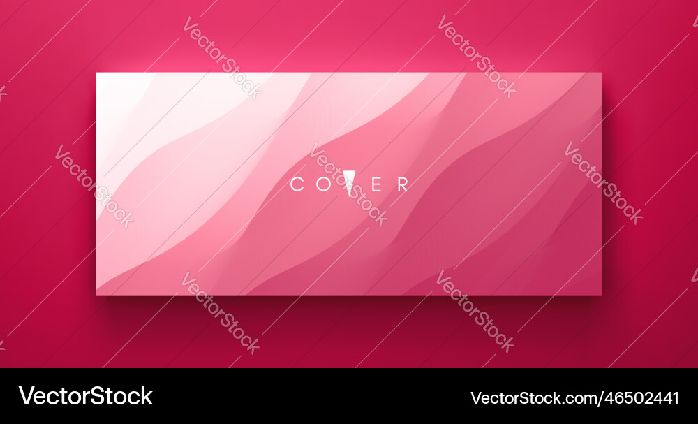 Cover design template with color gradients Vector Image