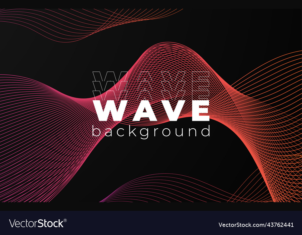 Creative design poster abstract gradient template Vector Image