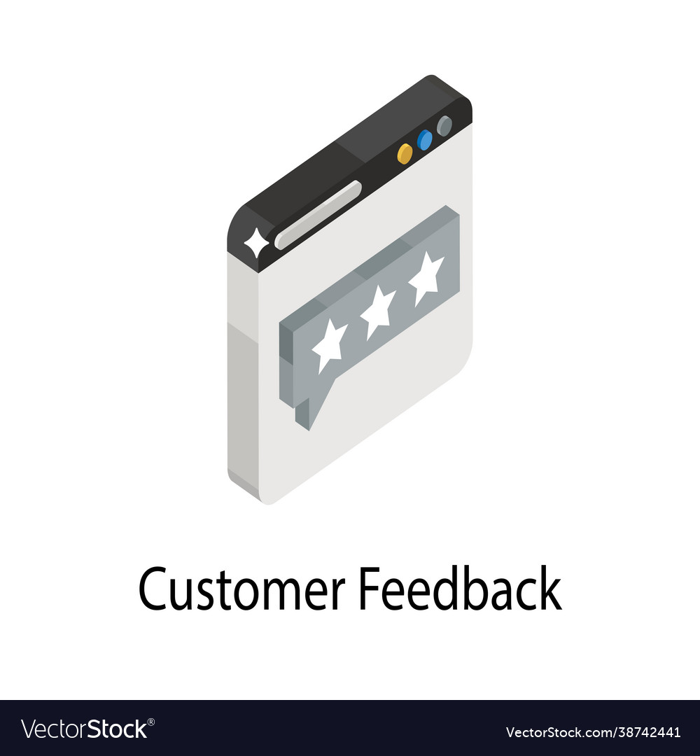 Customer feedback Royalty Free Vector Image - VectorStock