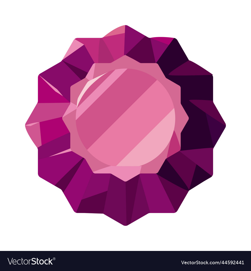Flat quartz Royalty Free Vector Image - VectorStock