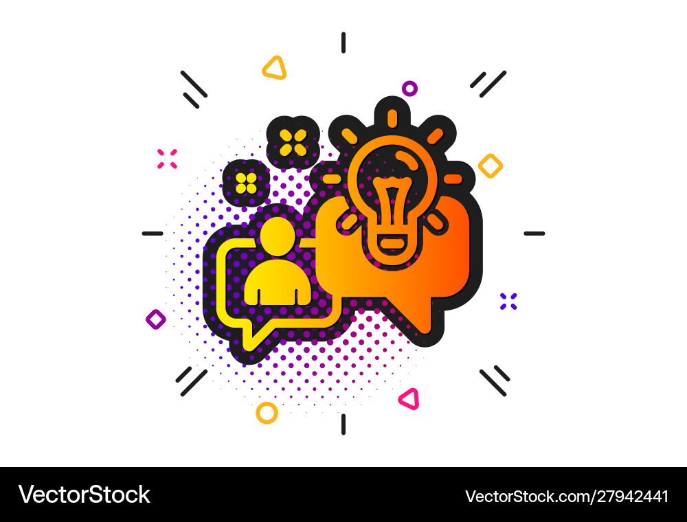 Idea icon business management sign Royalty Free Vector Image