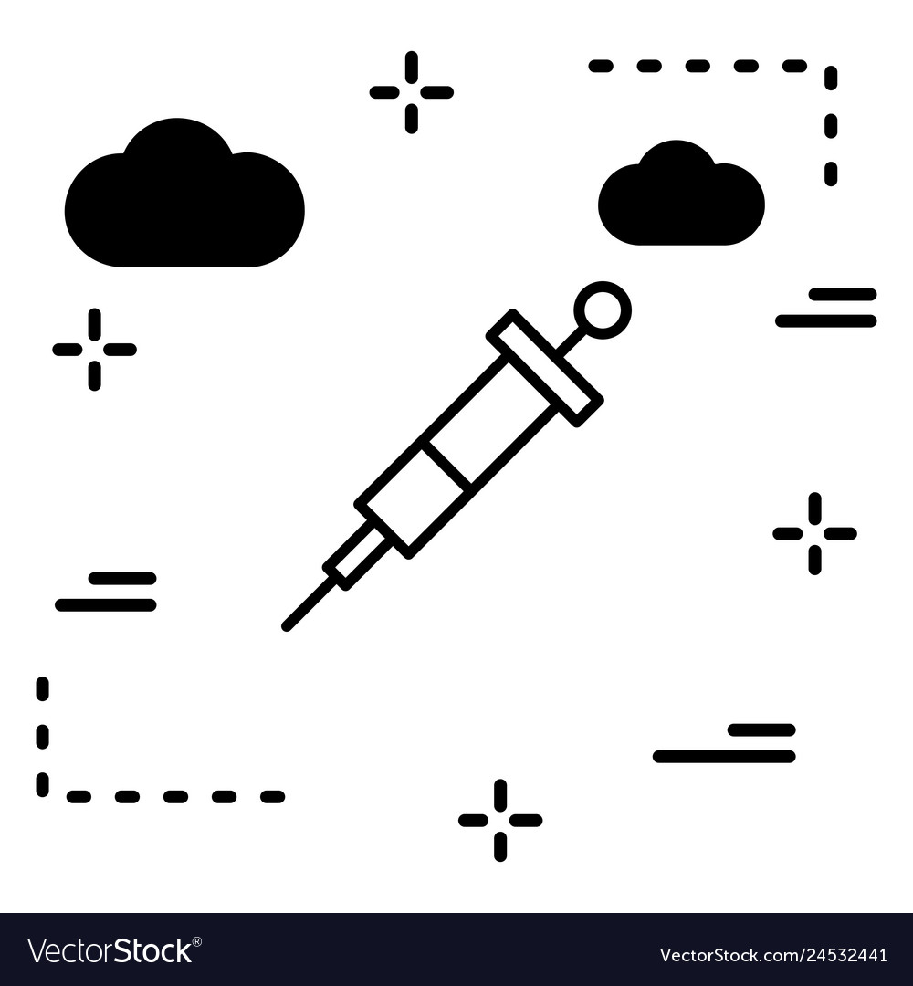 Injection icon Royalty Free Vector Image - VectorStock