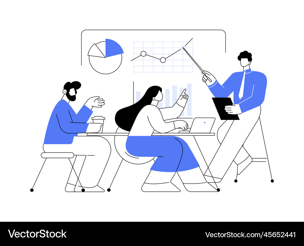 Internal education abstract concept Royalty Free Vector