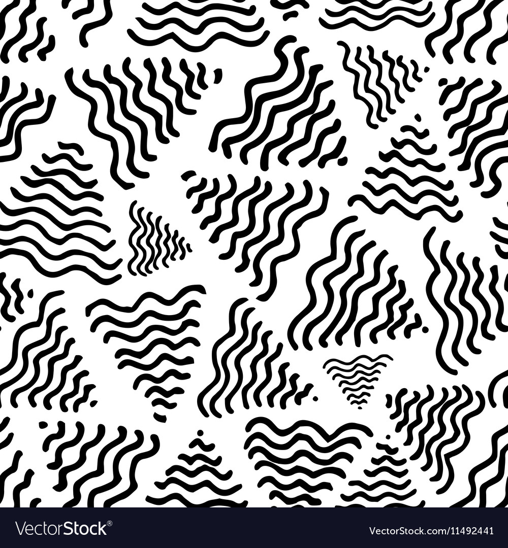 Seamless hand drawn triangle pattern Royalty Free Vector