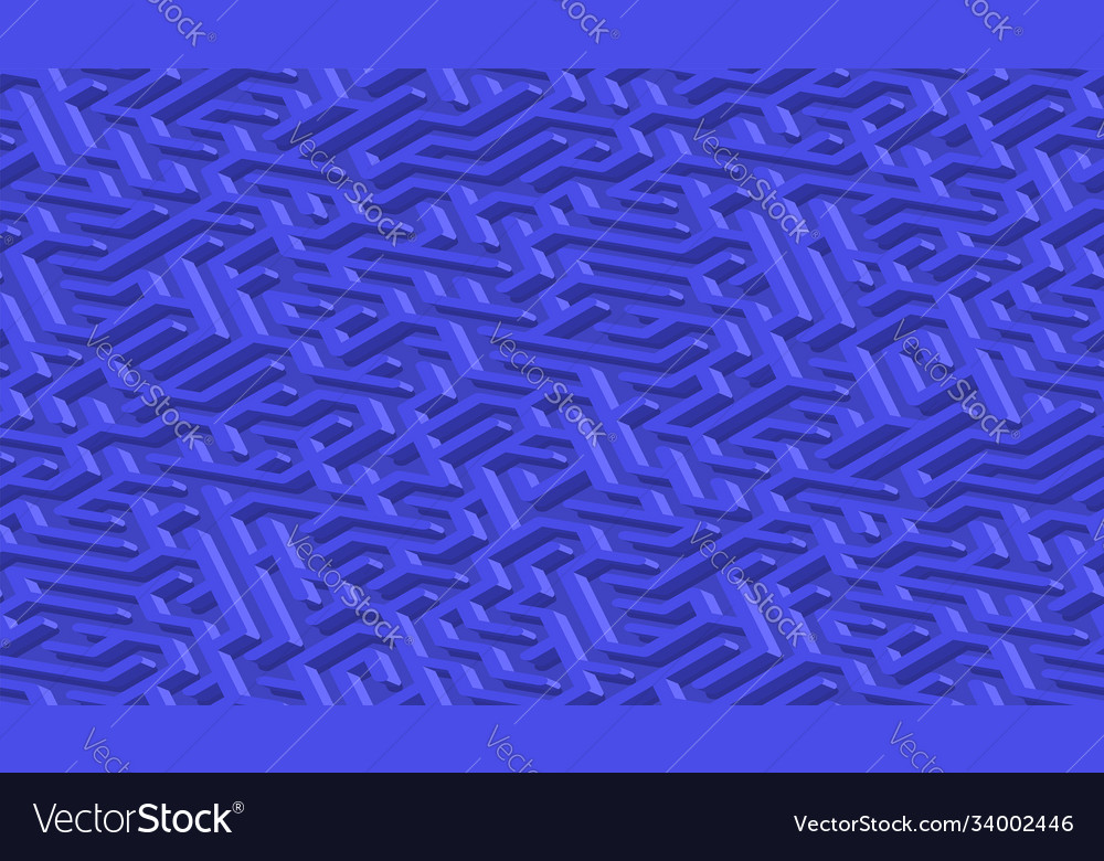 Maze pattern abstract background with labyrinth Vector Image