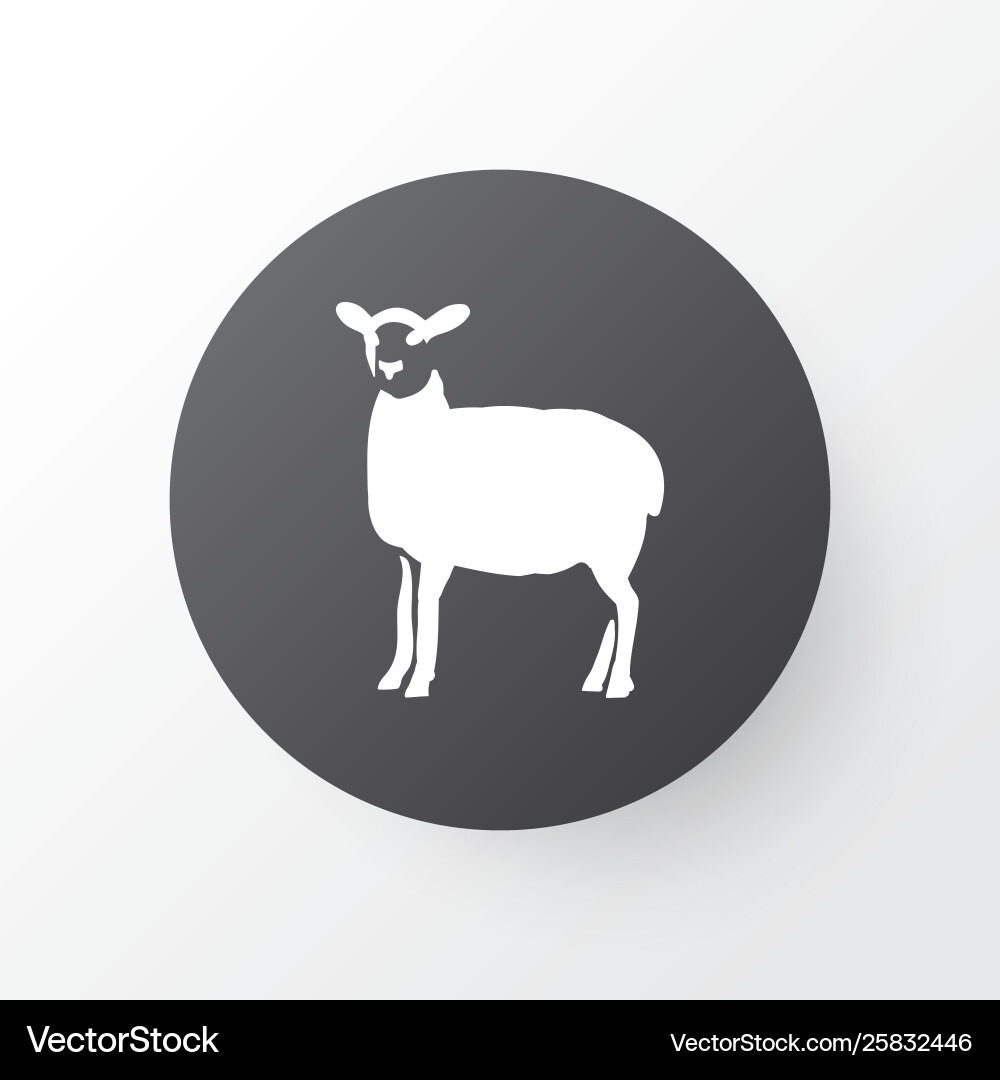 Sheep icon symbol premium quality isolated lamb Vector Image