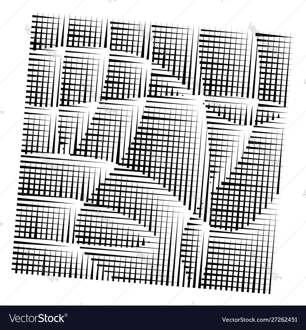 Grid mesh abstract geometric pattern segmented Vector Image