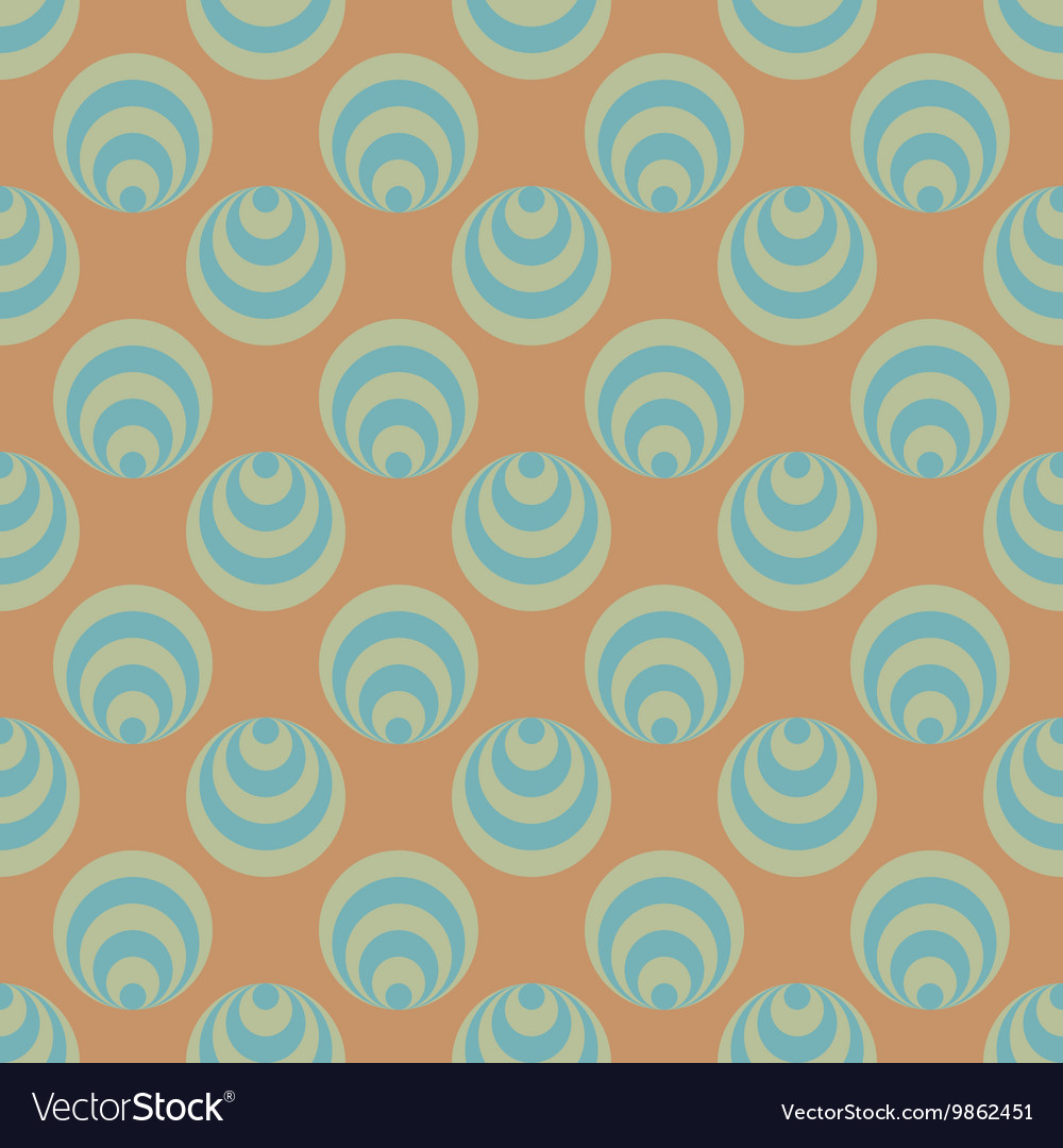 Polka dot and circle geometric seamless pattern 59