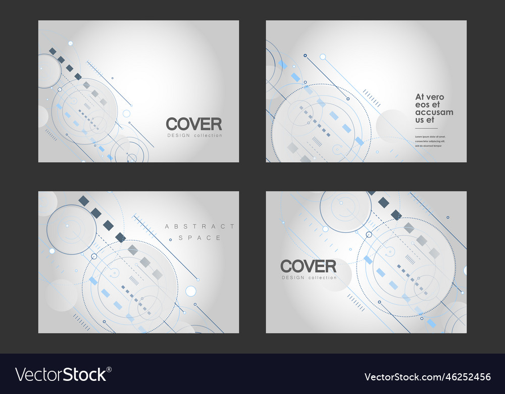 Arrow communication dynamic interface circles Vector Image