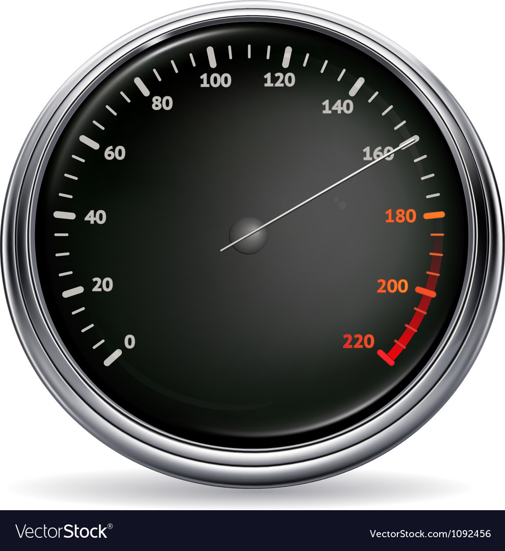 Speedometer Royalty Free Vector Image - VectorStock