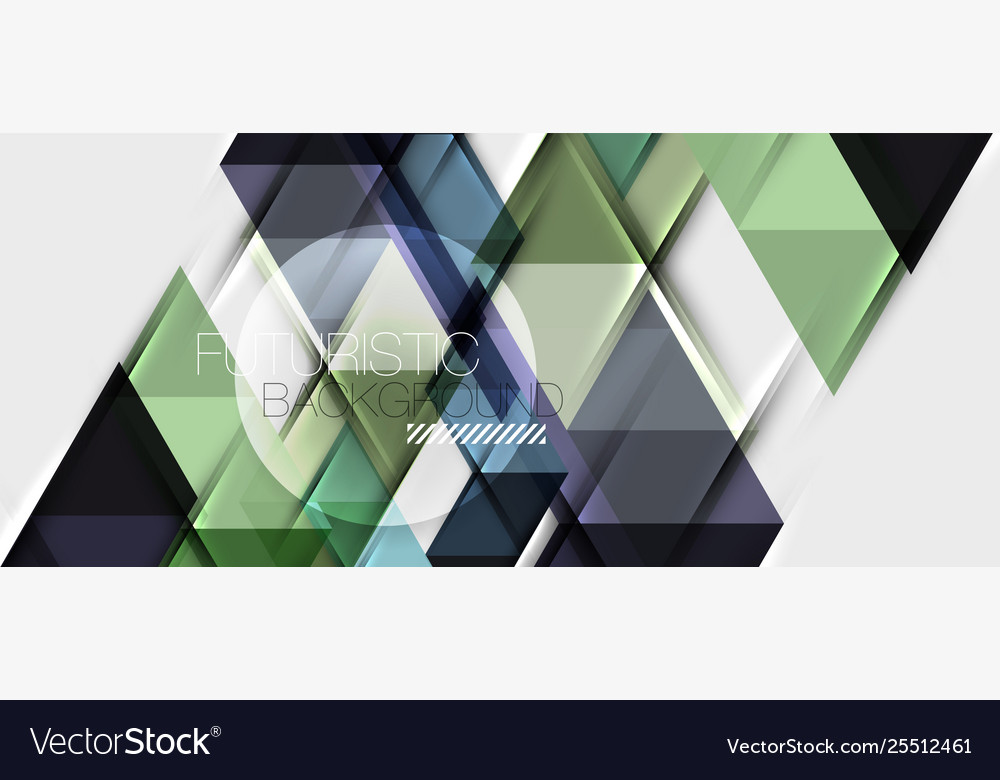 Abstract geometric background modern overlapping Vector Image