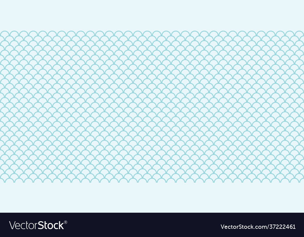 Abstract geometric seamless scale pattern Vector Image