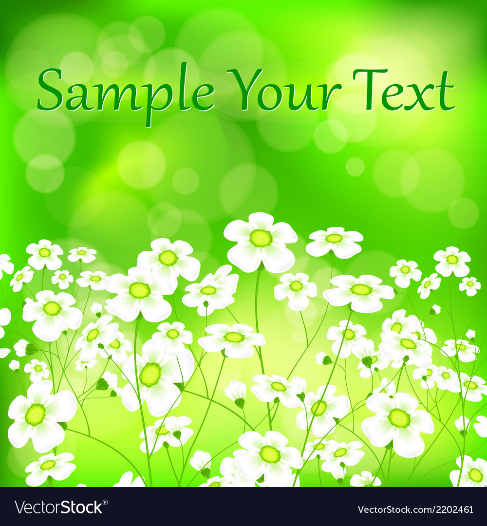 Spring background Royalty Free Vector Image - VectorStock