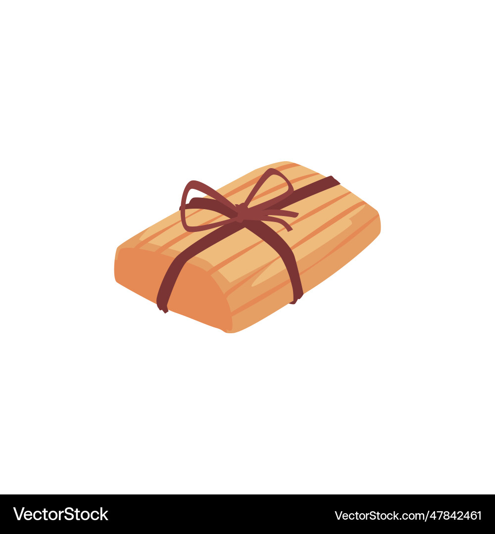 Tamale mexican food flat style Royalty Free Vector Image