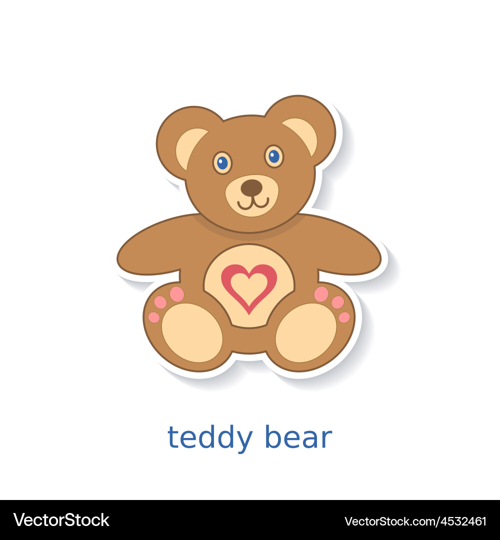 Teddy bear Royalty Free Vector Image - VectorStock