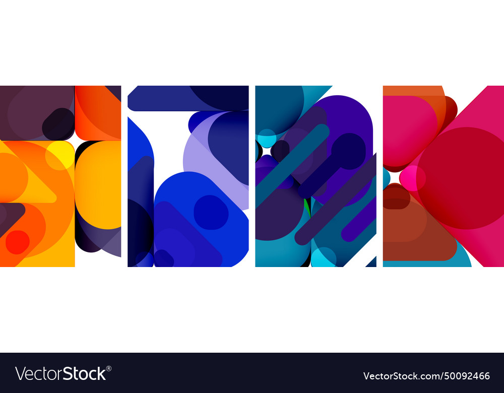 Geometric elements abstract backgrounds for Vector Image
