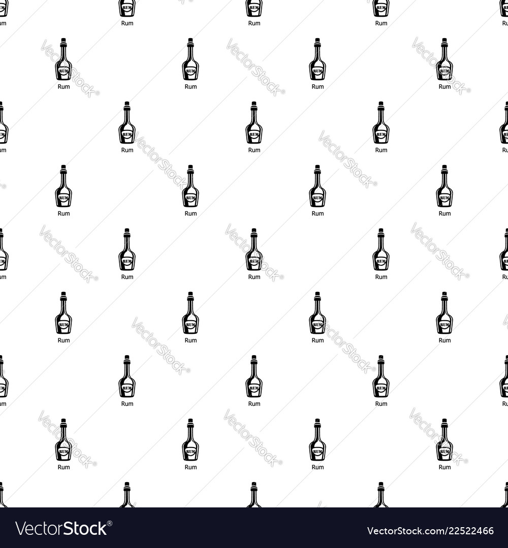 Rum pattern seamless Royalty Free Vector Image